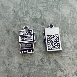 Casino Charm Assortment (6 Charms) Slot Machine Charms, Gaming Charms ...