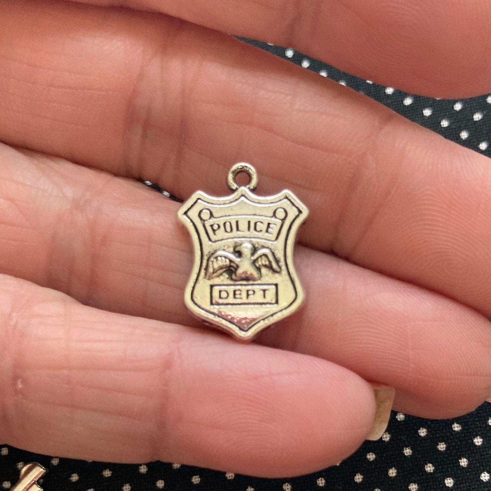 Police Charms 6 Pieces - Etsy