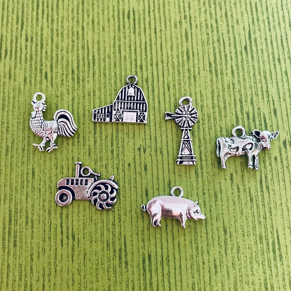 Farm Charms - Etsy