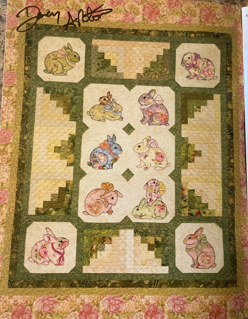 Bunnies and More Quilt Books, Bunny Quilt Book, Bunny Appliqué - Etsy