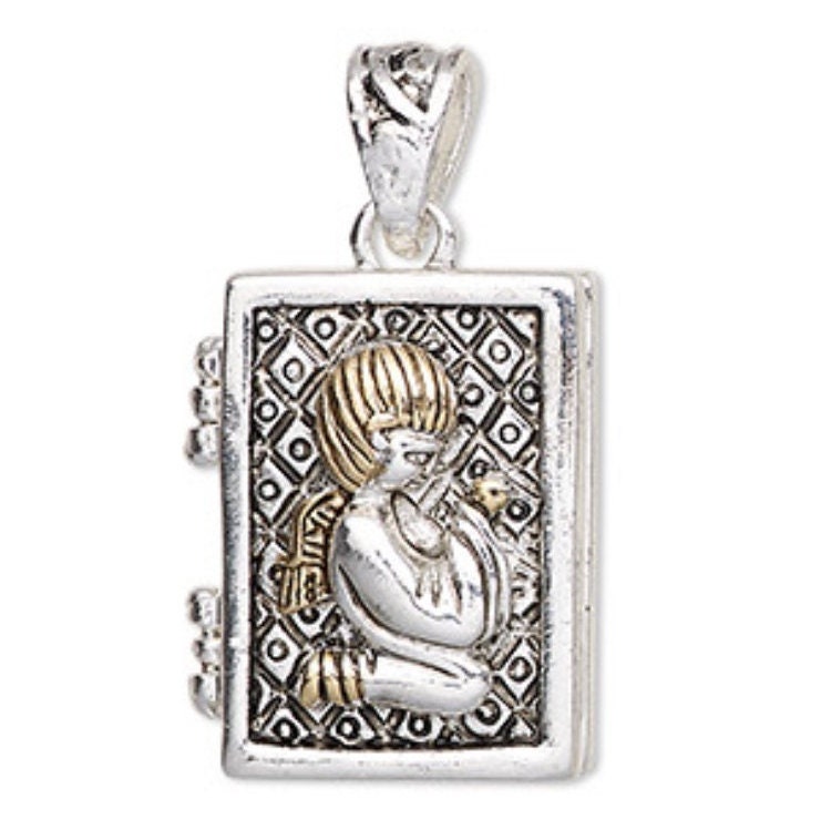 Large Prayer Box Pendant Prayer Box Charm - Etsy