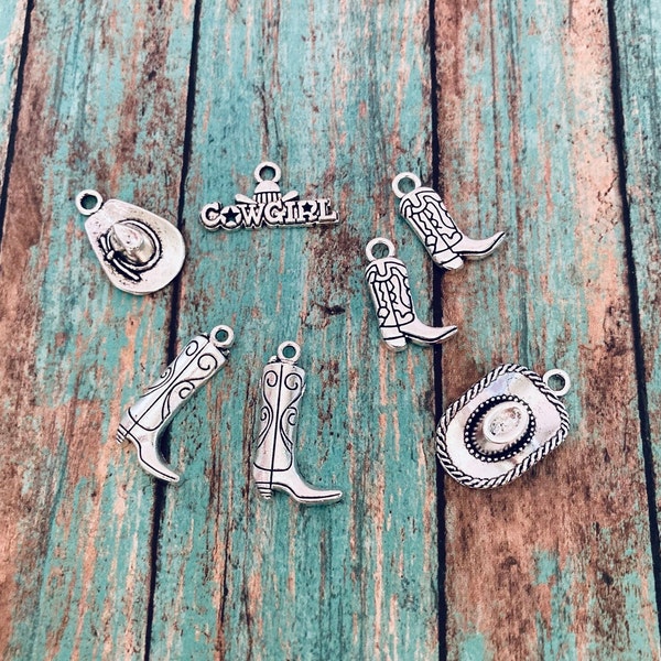 Cowboy Hat Charms - Etsy