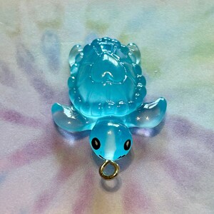 Cute Sea Turtle Charms (4 Charms) Resin Sea Turtle Charms - Etsy