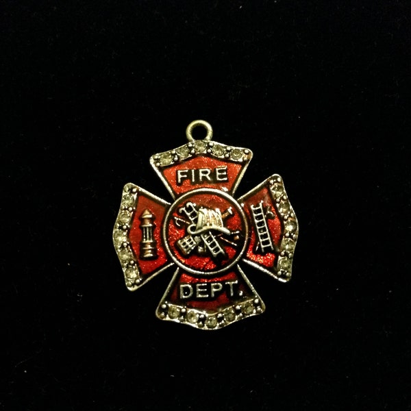 Fireman Charm - Etsy