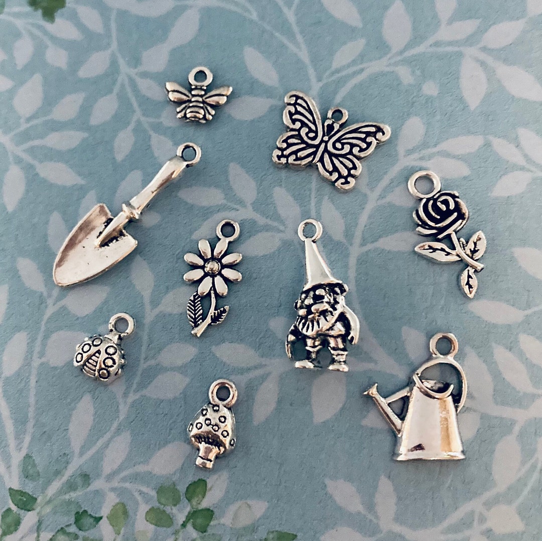 Gardening Charm Assortment, 9 Charms - Etsy