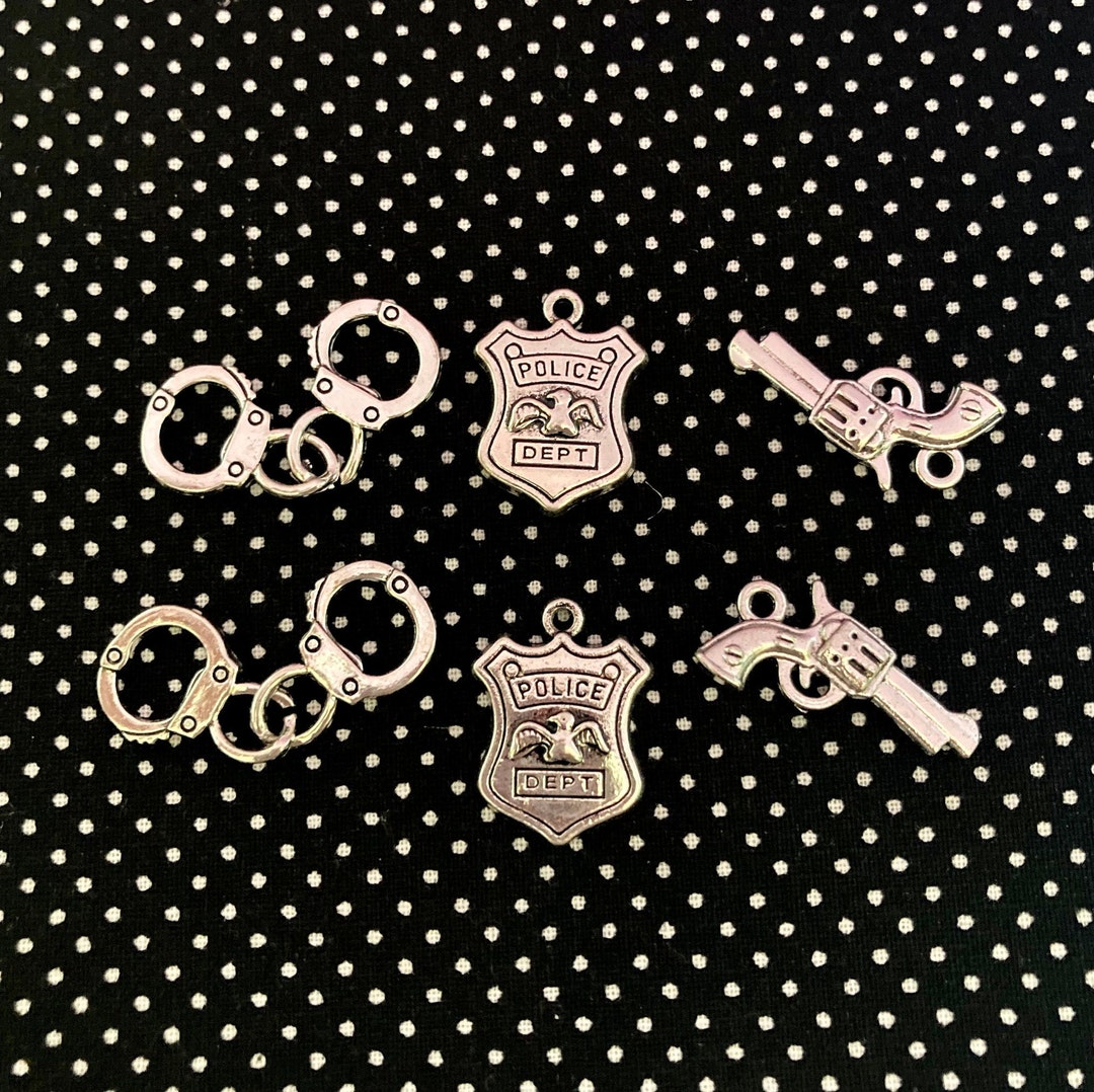 Police Charms, 6 Pieces - Etsy