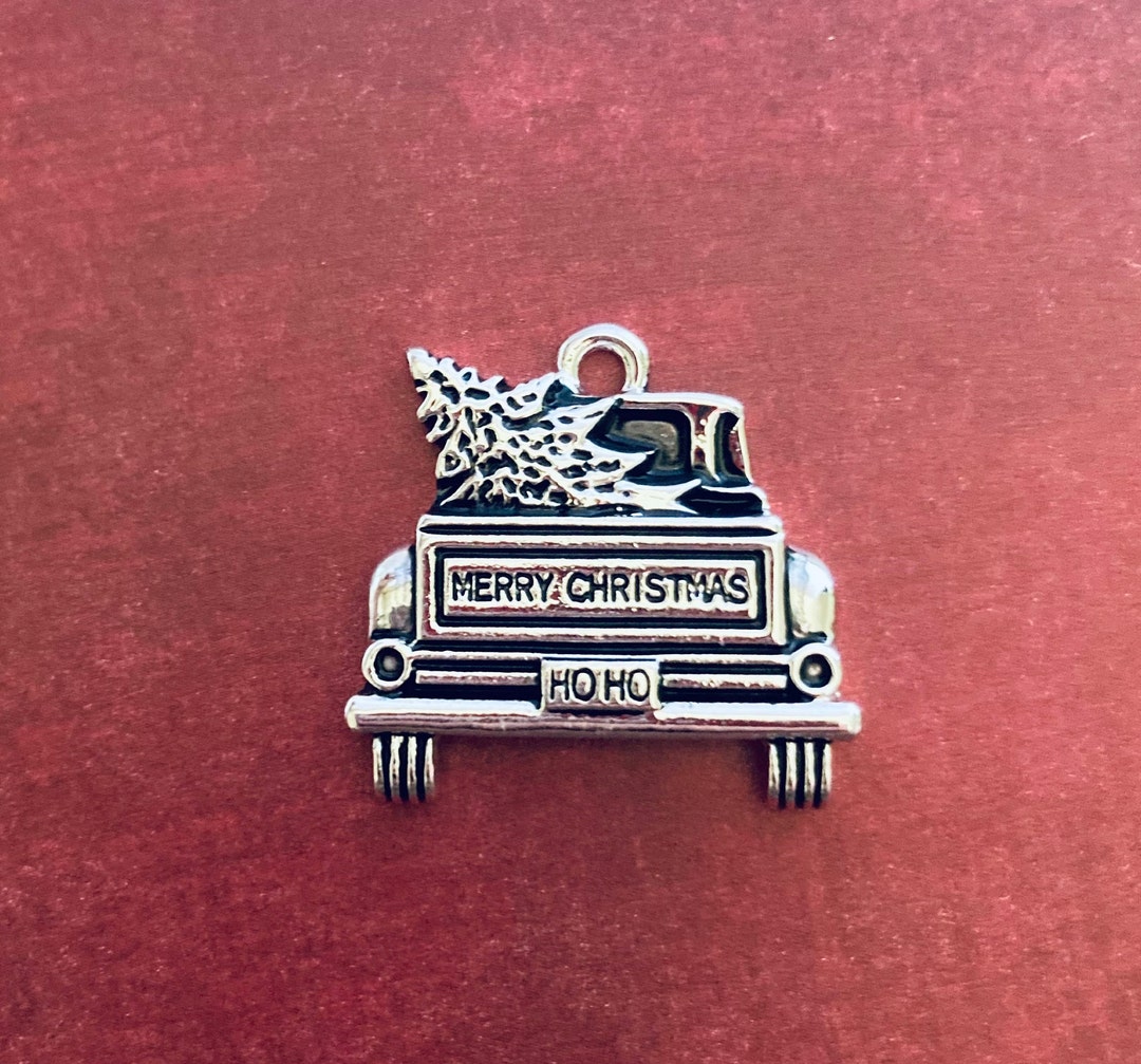 Christmas Tree Farm Truck Charms, Farm Truck Charms, 6 or 12 - Etsy