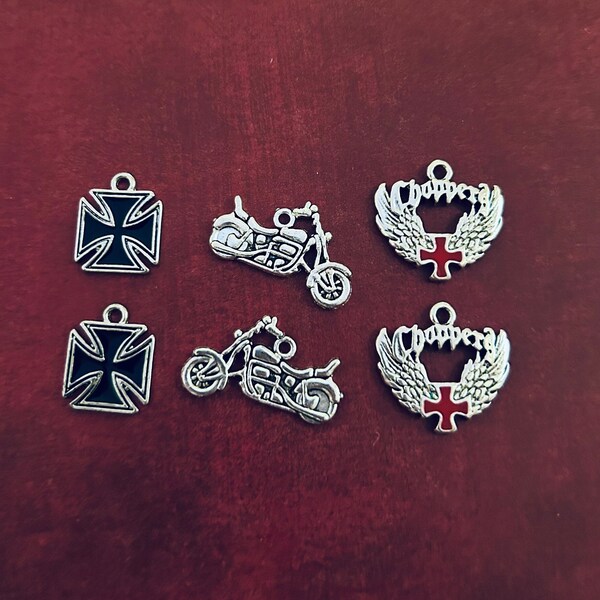 Motorcycle Charms - Etsy