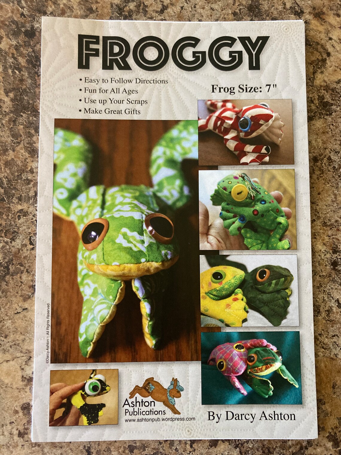 Frog Pattern Stuffed Frog Pattern - Etsy