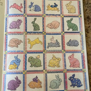 Bunnies and More Quilt Books, Bunny Quilt Book, Bunny Appliqué - Etsy
