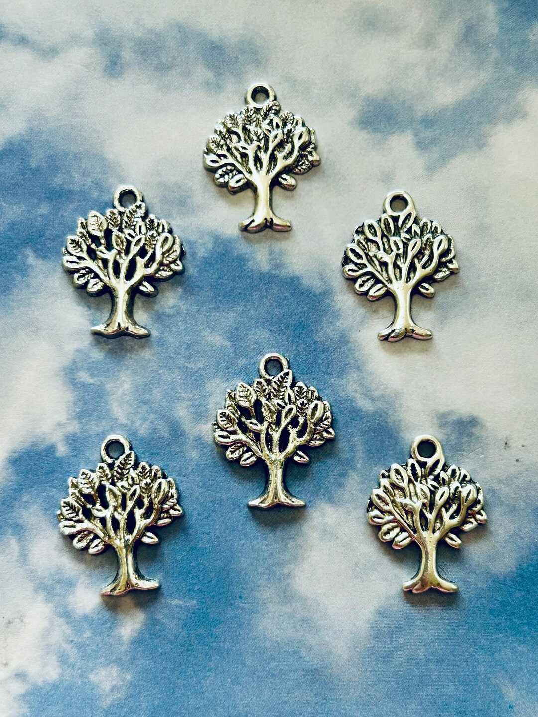 Tree Charms (6 or 12 Charms) Family Tree Charms - Etsy