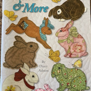 Bunnies and More Quilt Books, Bunny Quilt Book, Bunny Appliqué - Etsy