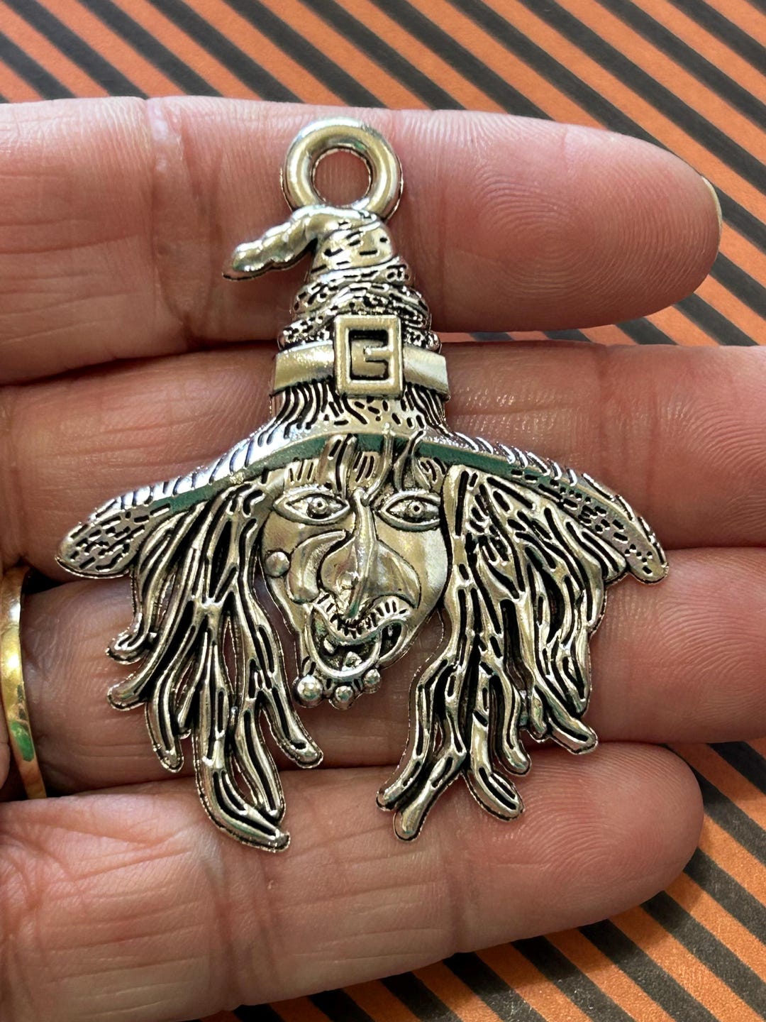 Large Witch Charms, 1 Large Charm, Large Witch Head Charm - Etsy
