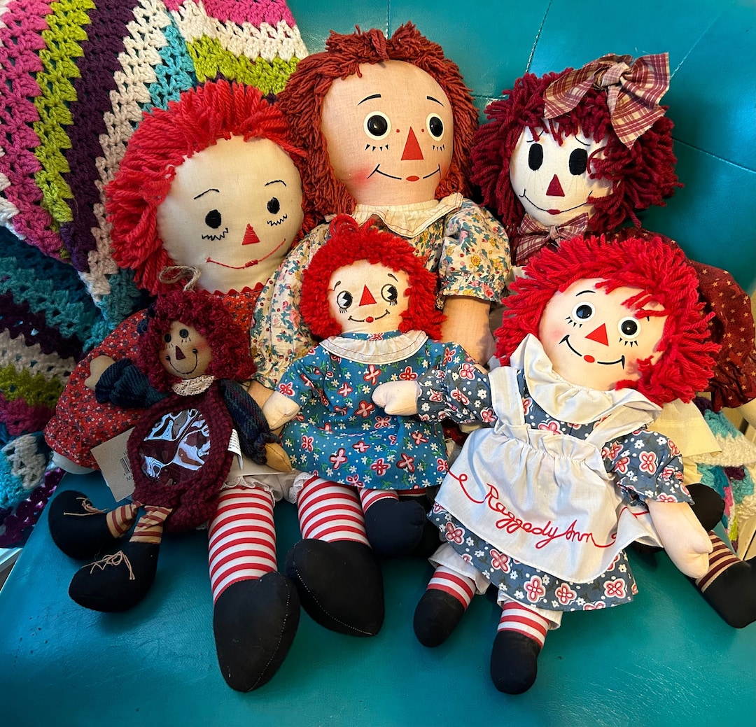 Raggedy Ann Dolls, All Different Sizes - Etsy