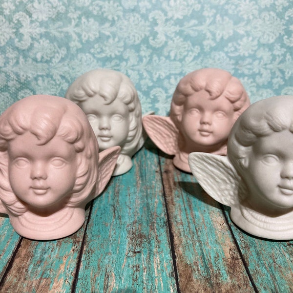 Porcelain Angel Heads - Etsy
