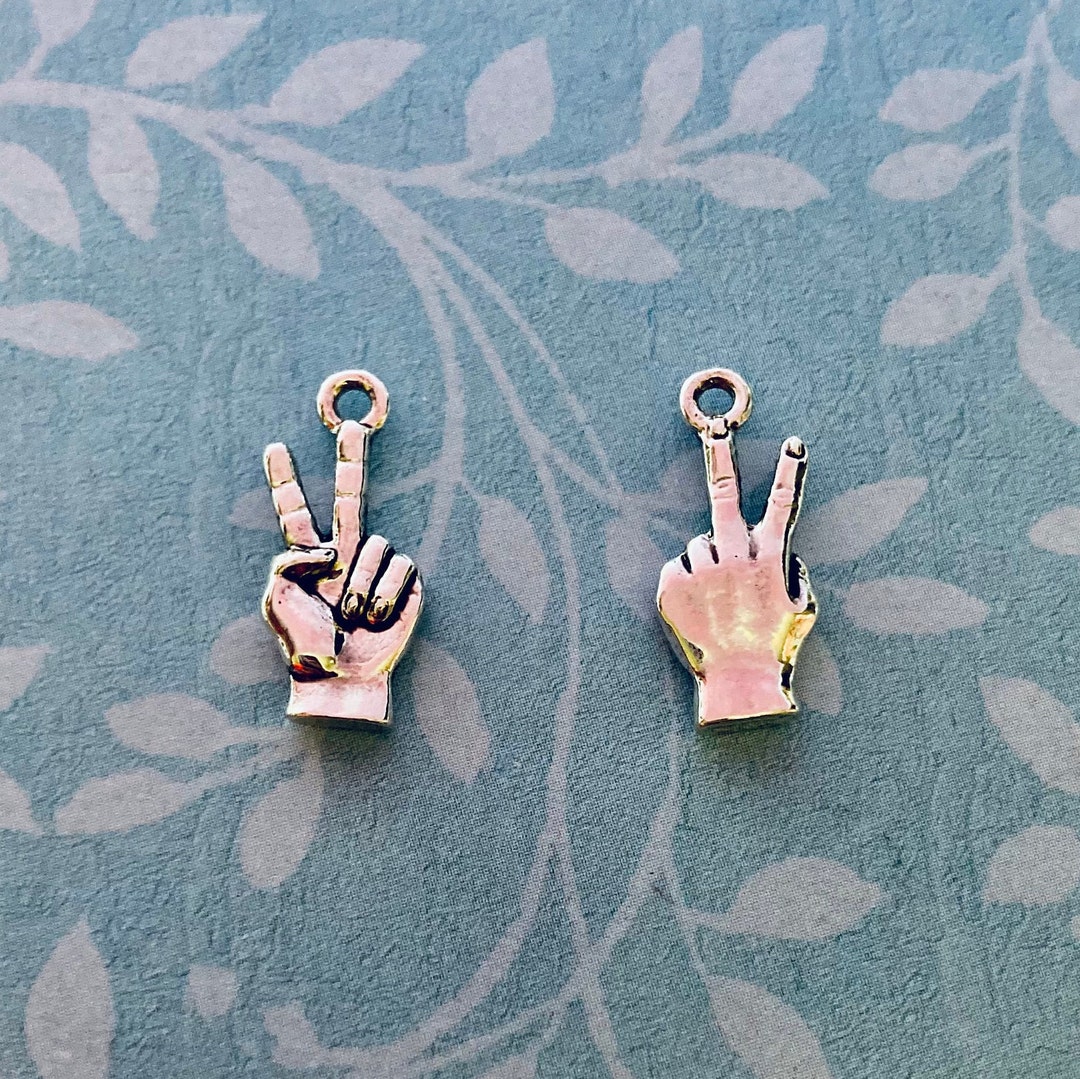 Peace Sign Charms - Etsy