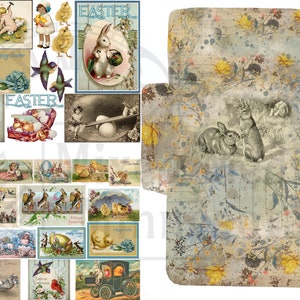 15 PAGES Spring Into Easter Printable Digital Themed Kit for Junk ...