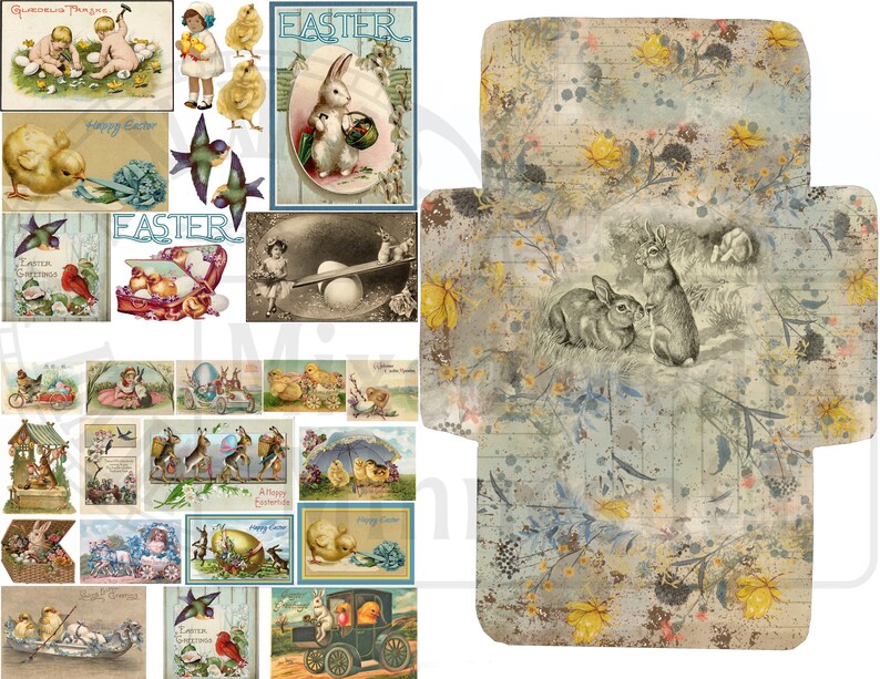 15 PAGES Spring Into Easter Printable Digital Themed Kit for Junk ...