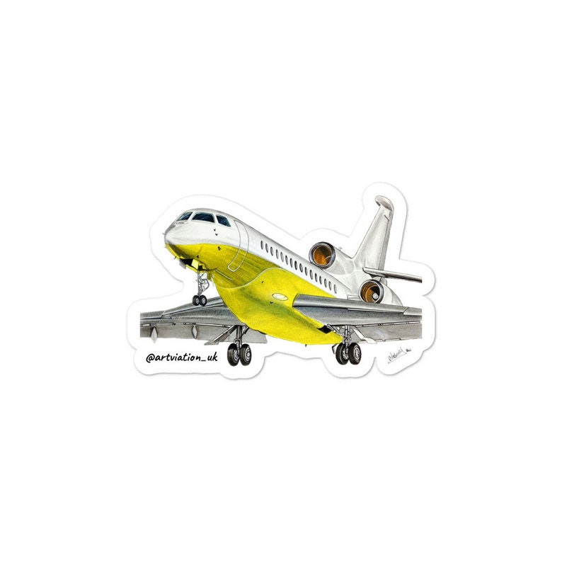 Aviation Stickers, DASSAULT FALCON 8X, Aviation Gifts, Gifts Pilots ...