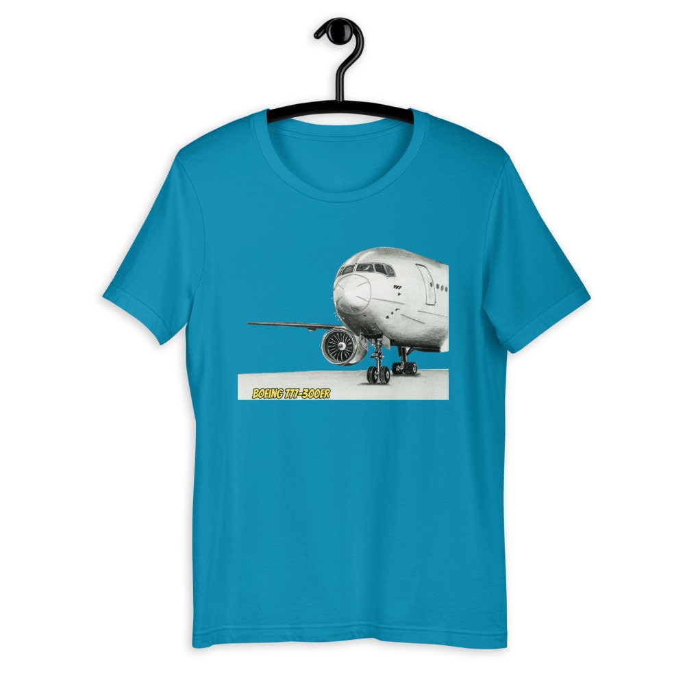 Airplane Tshirt Boeing 777 Aviation Tshirt Airplane | Etsy
