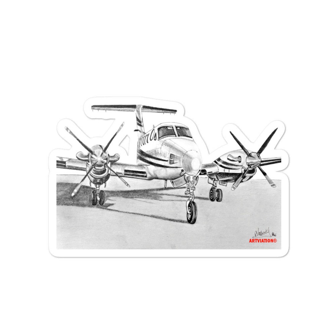 Aviation Stickers Beechcraft B200 Aviation Gifts Gifts | Etsy