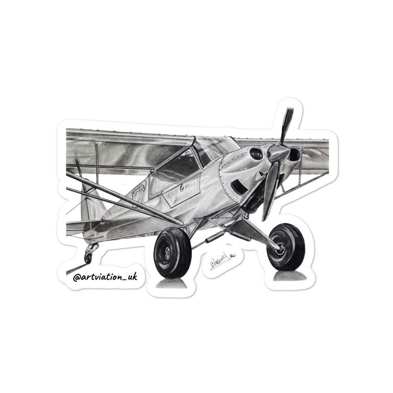 Aviation Stickers Carbon Cub SS Aviation Gifts Gifts - Etsy