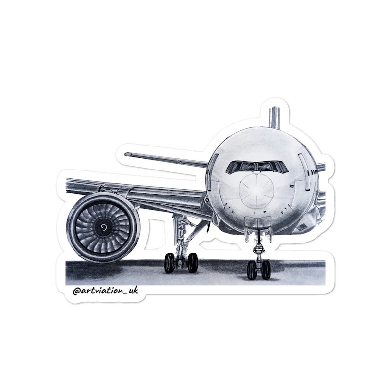 Aviation Stickers, Boeing 777-300, Aviation Gifts, Gifts Pilots ...