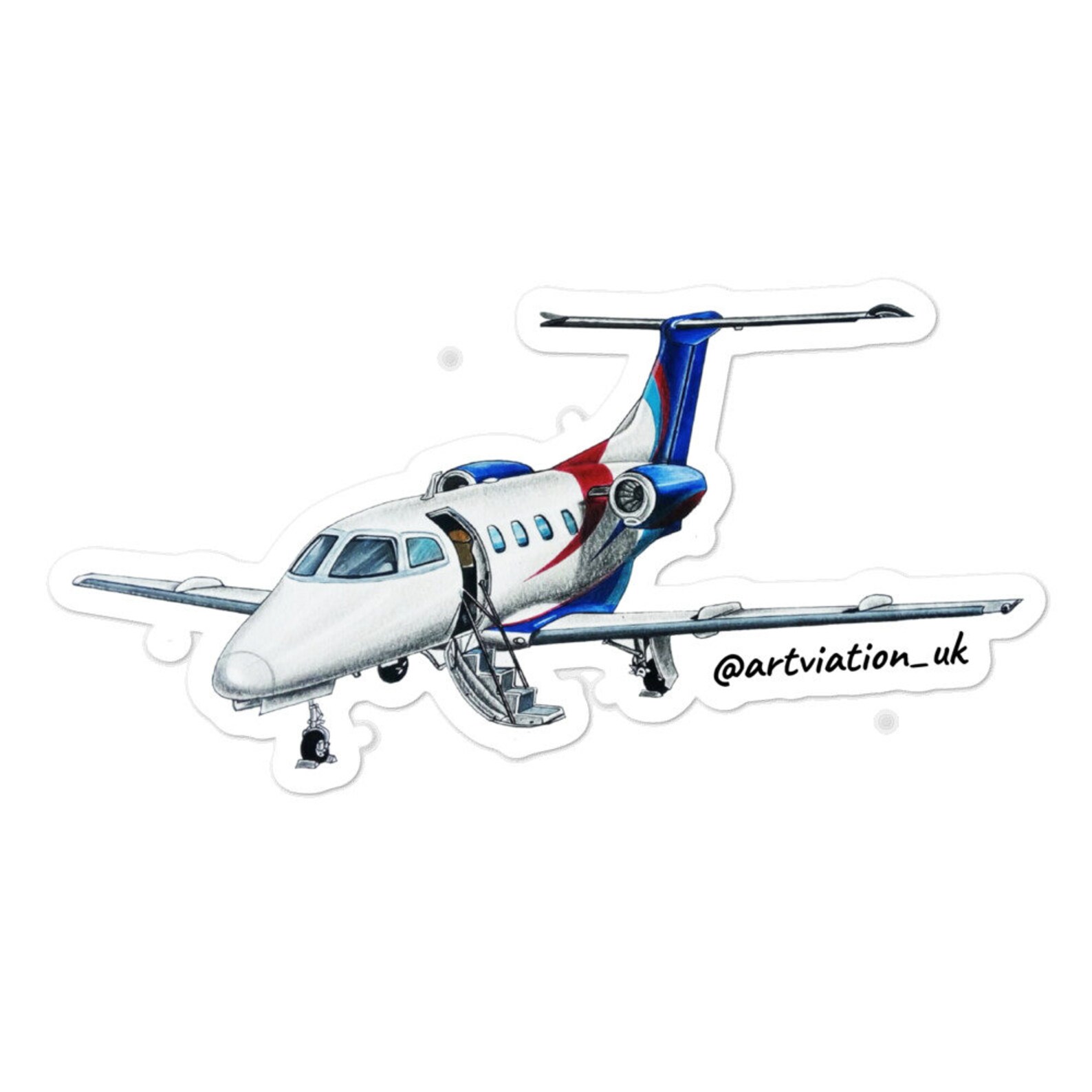 Aviation Stickers Embraer Phenom 100 Aviation Gifts Gifts | Etsy