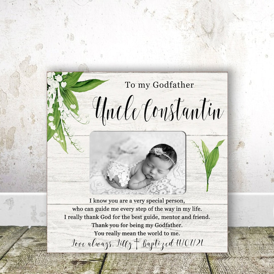 Godfather Gift Baptism Gift Godfather Christening Gift - Etsy