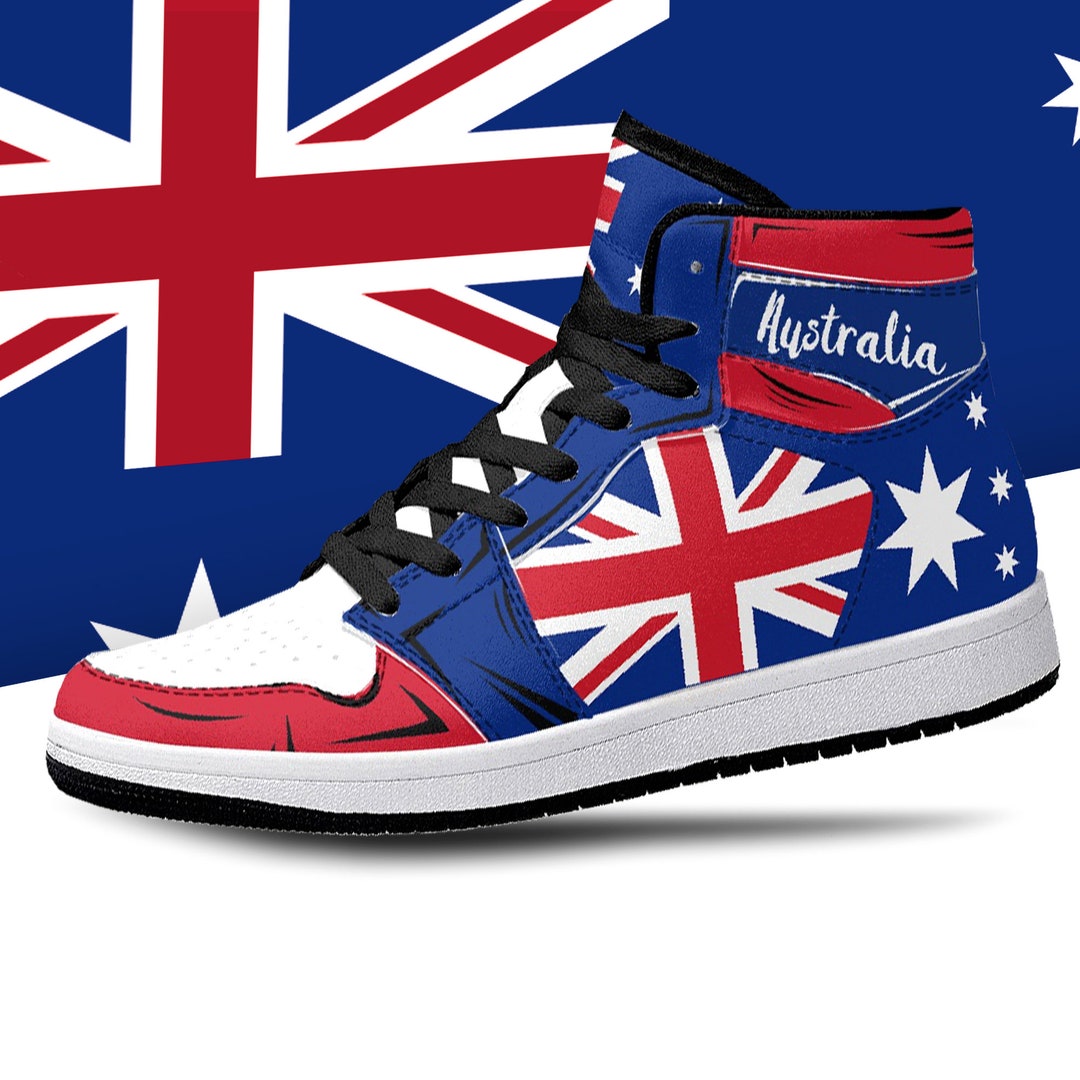 Australia Flag High Tops, National Flag, Australia, Australian Flag ...