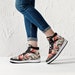Cherry Blossom High Tops, Japanese Art Shoes, Cherry Blossom, Japanese ...