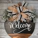 Black & White Door Hanger - Etsy