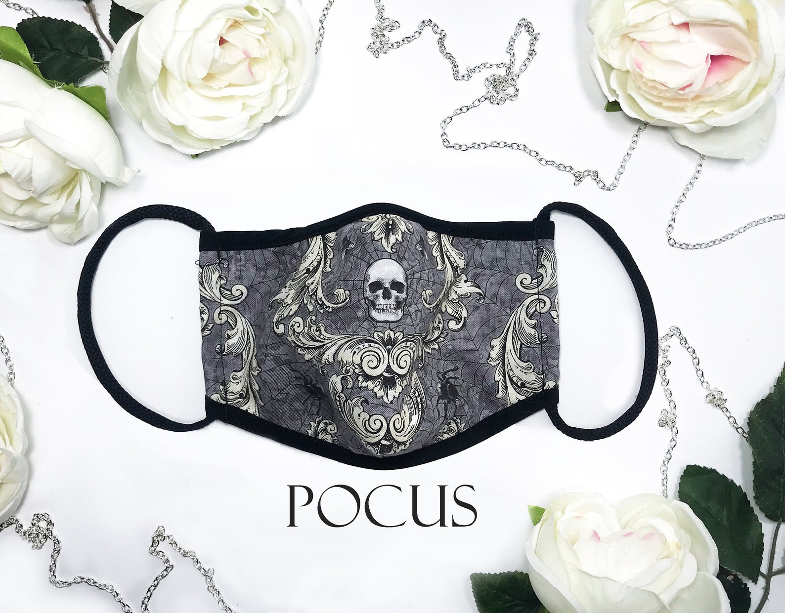 Hocus Pocus Gothic Unisex Face Mask 100% Cotton Reusable/nose - Etsy