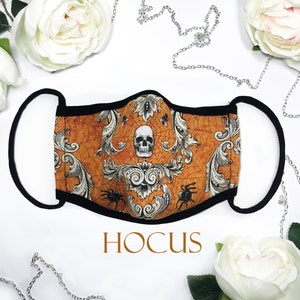 Hocus Pocus Gothic Unisex Face Mask 100% Cotton Reusable/nose - Etsy