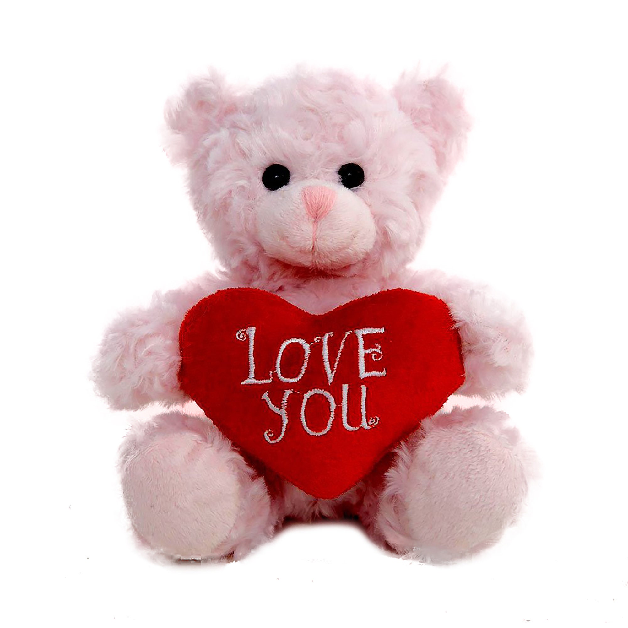 White Teddy Bear With Heart