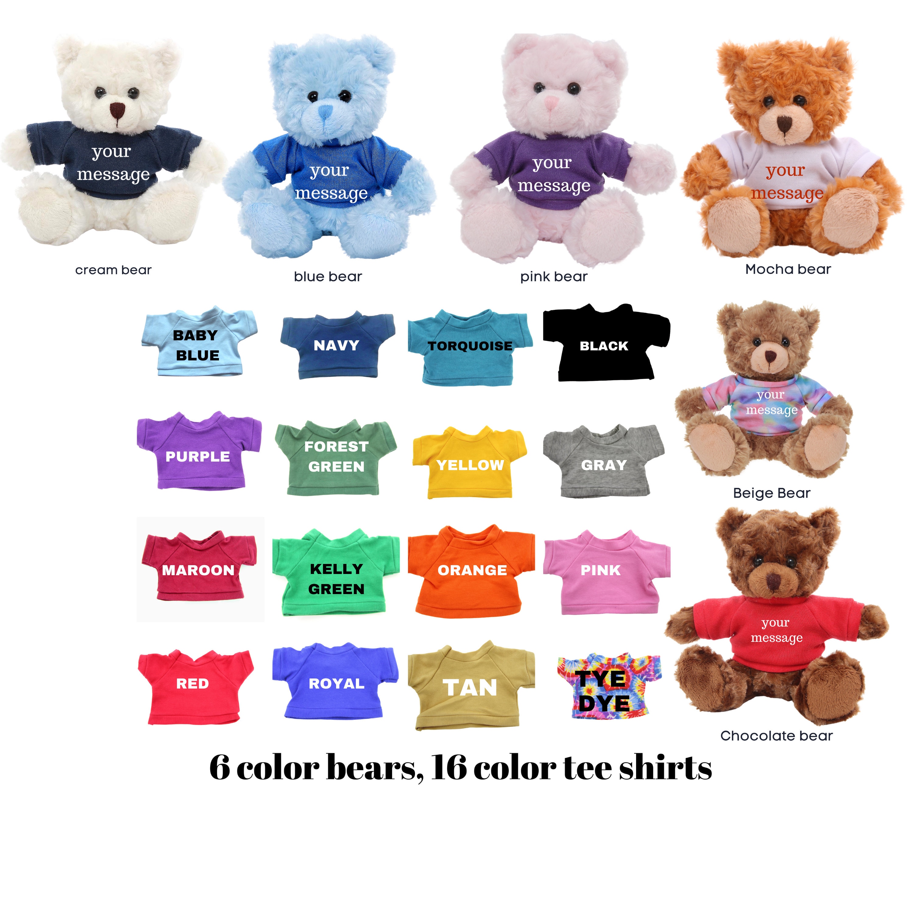 Personalized tee shirt teddy bear 11 birthday gift for | Etsy