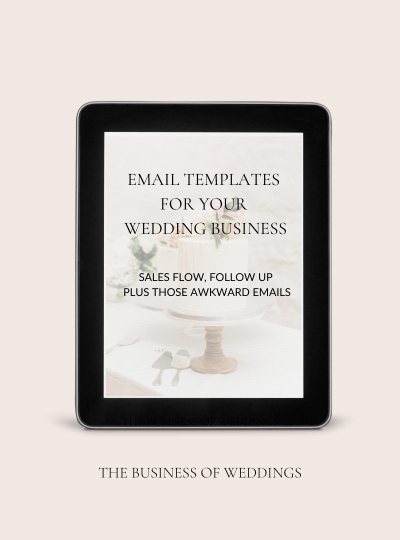 Email Templates for Wedding Pros - Etsy