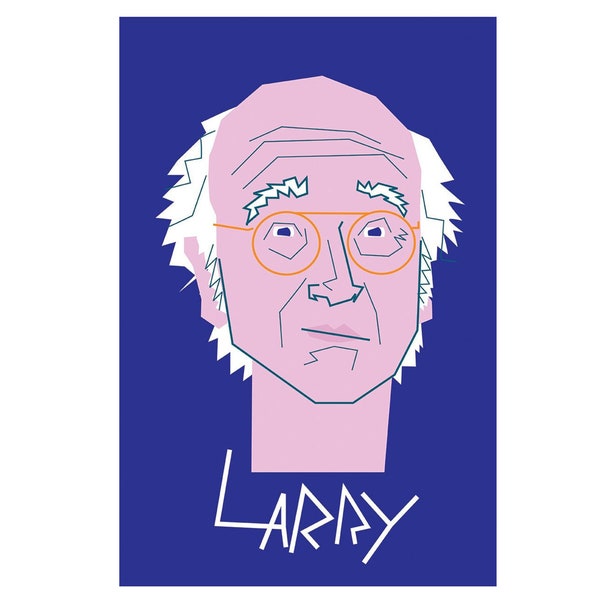 Larry David Poster - Etsy