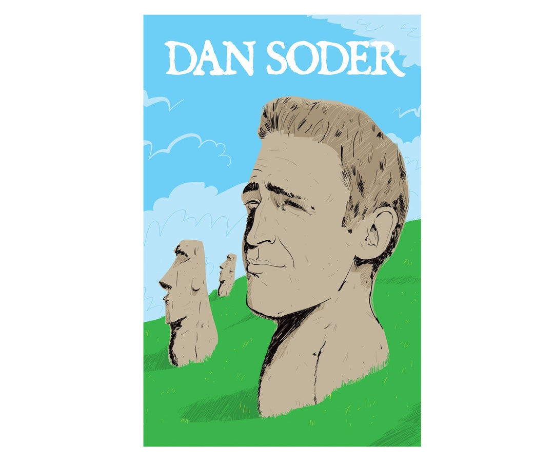 11x17 Poster - Dan Soder Easter Island - Etsy
