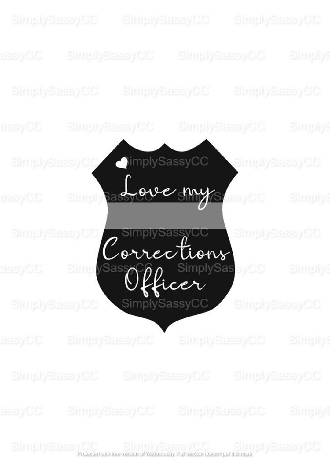 Love My Corrections Officer, PNG DIGITAL DOWNLOAD for Sublimation ...