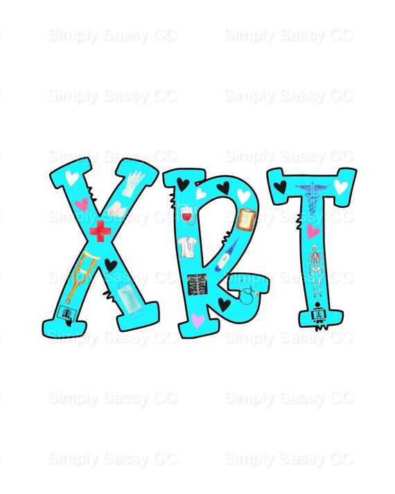 Xrt Tech Xray Technician for Sublimation PNG DIGITAL DOWNLOAD | Etsy
