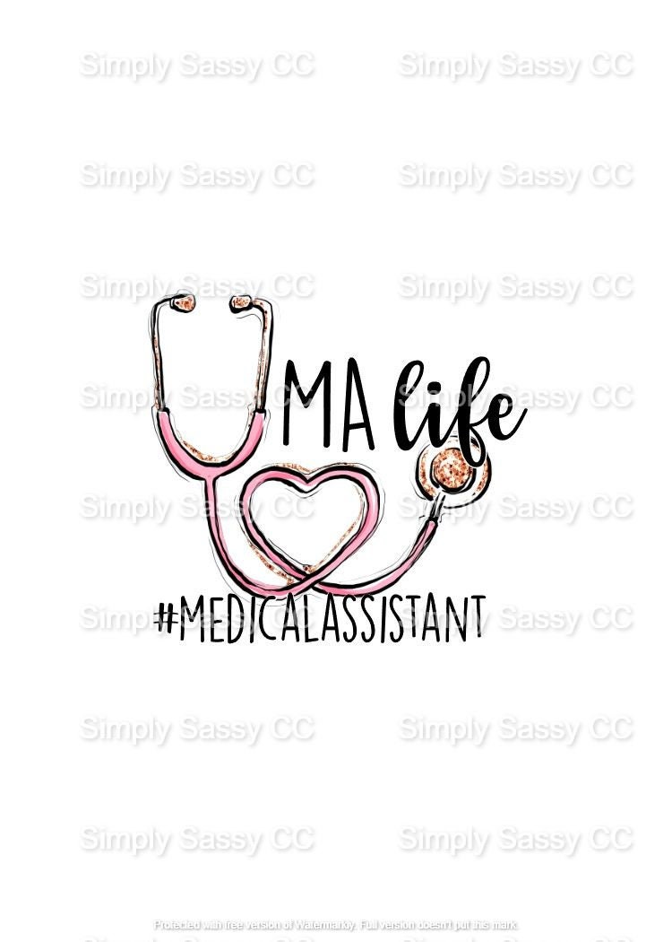 Medical Assistant Logo Pink