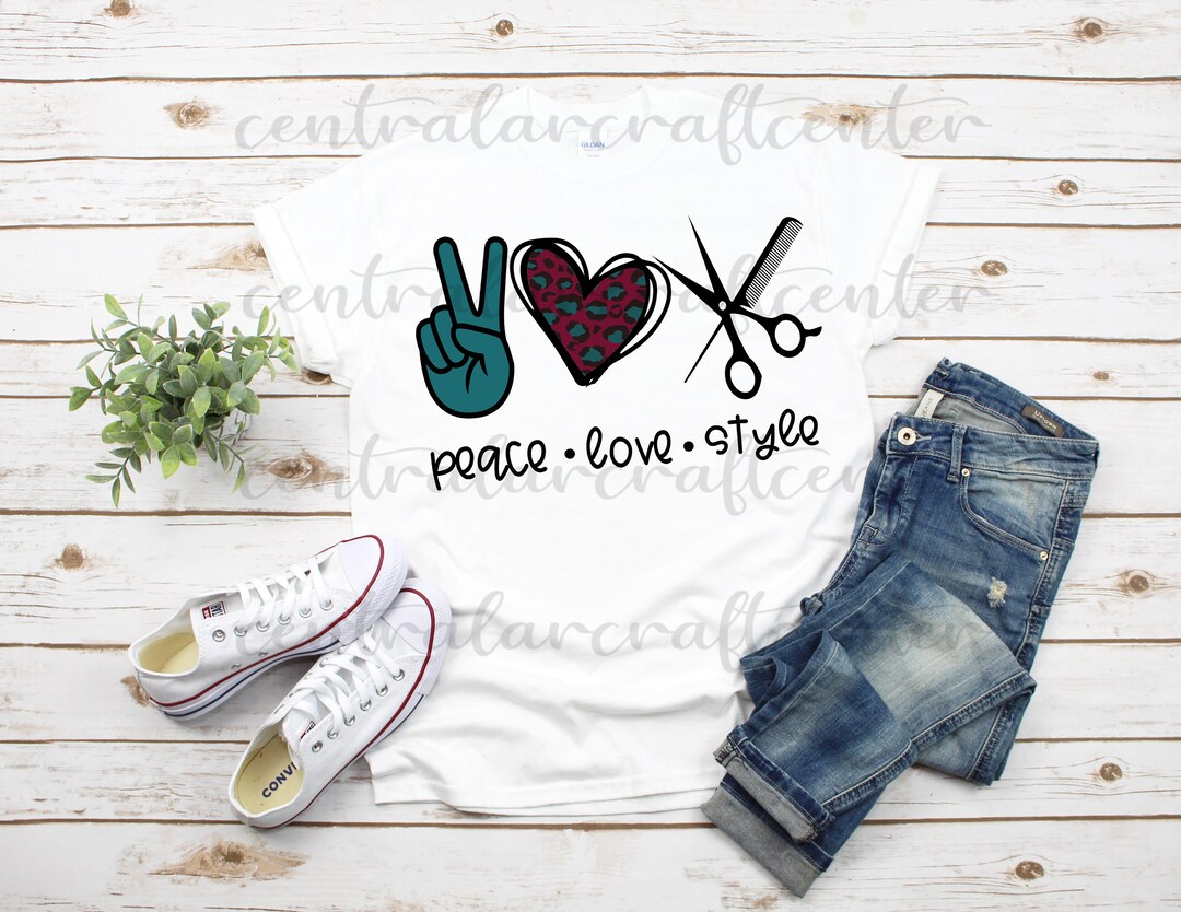 Peace, Love, Style Hair Stylist PNG Digital Download - Etsy