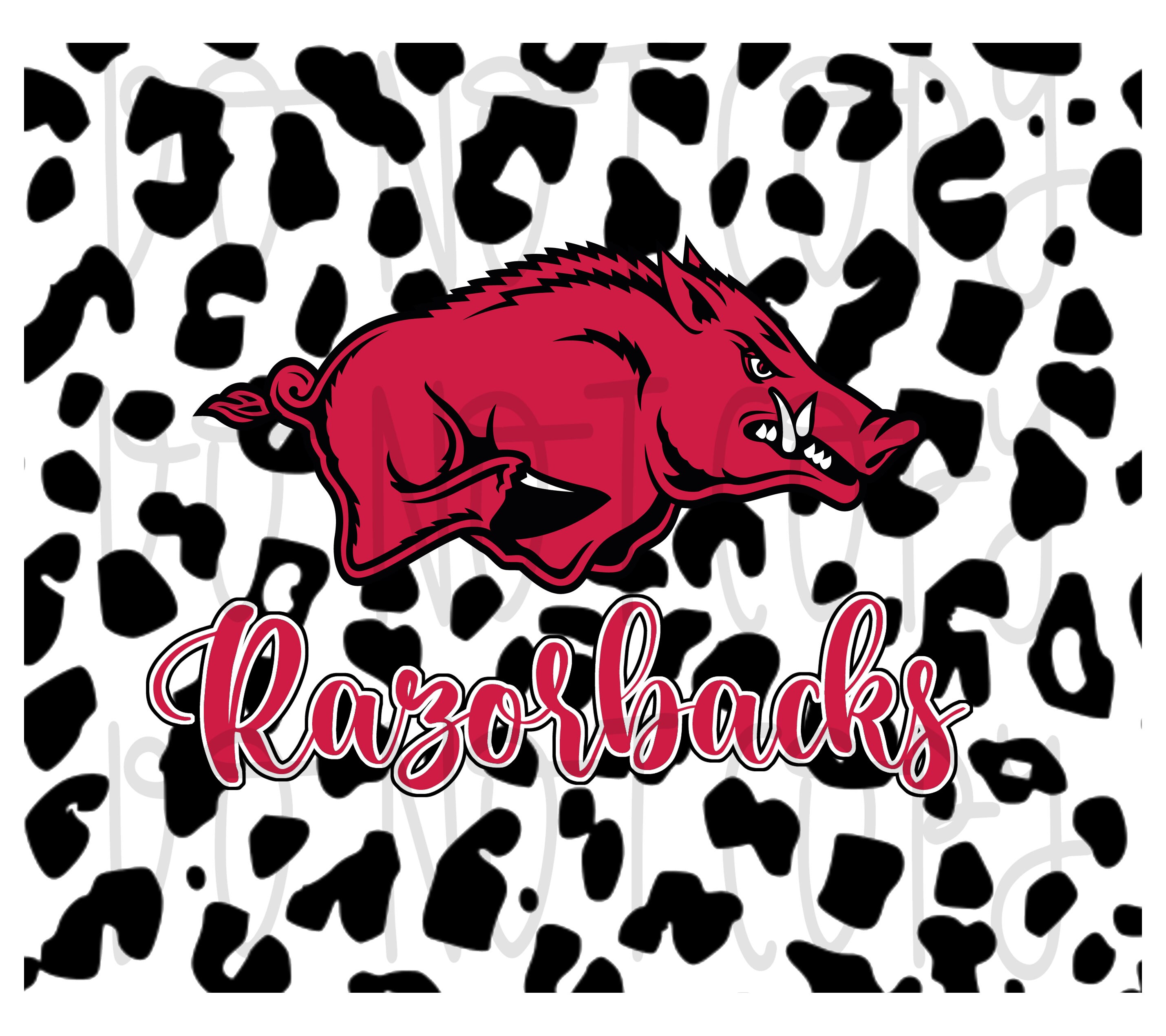 Arkansas Razorbacks Leopard Print PNG Instant Digital Download | Etsy