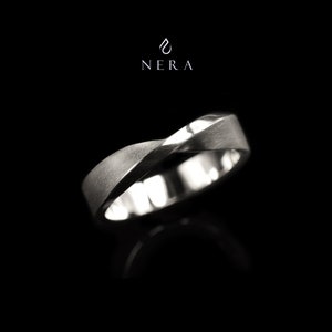 Mobius Ring, Promise Rings for Couples, Wedding Ring Man, Mobius Strip ...