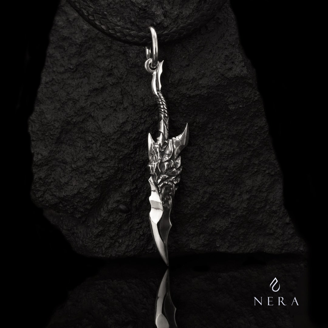 Wrath Short Dagger Necklace Pendant - Etsy