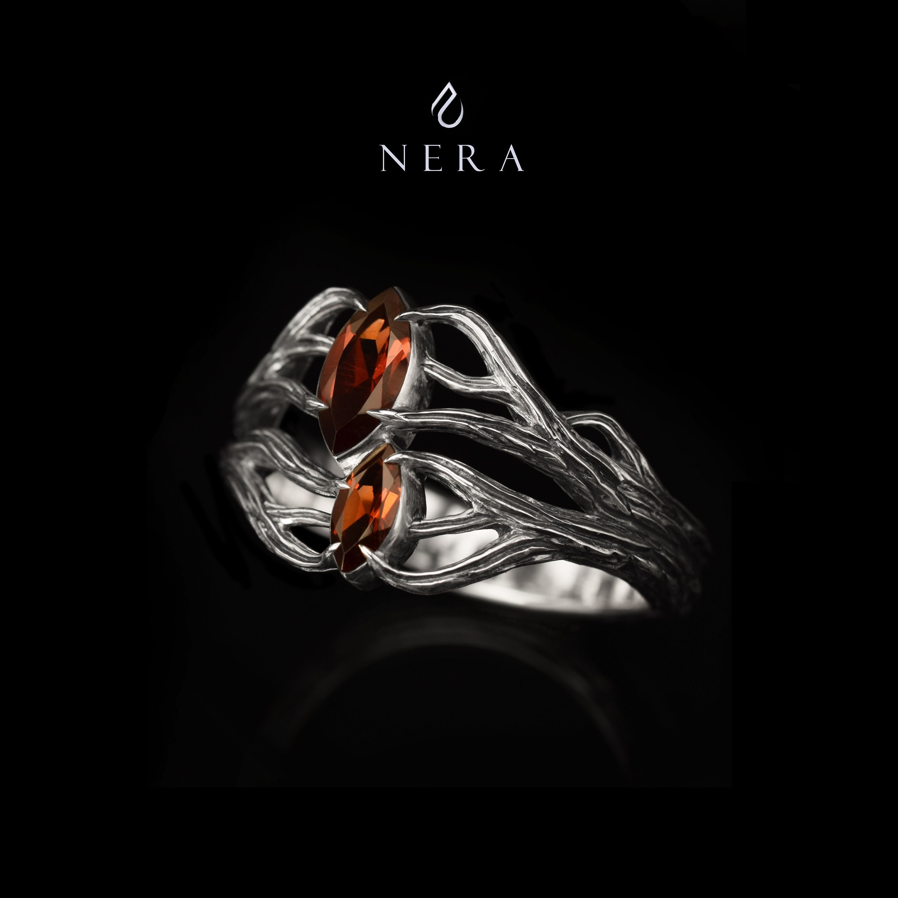 Elven Ring Stack Ring Set Elvish Ring Gothic Ring Tree - Etsy