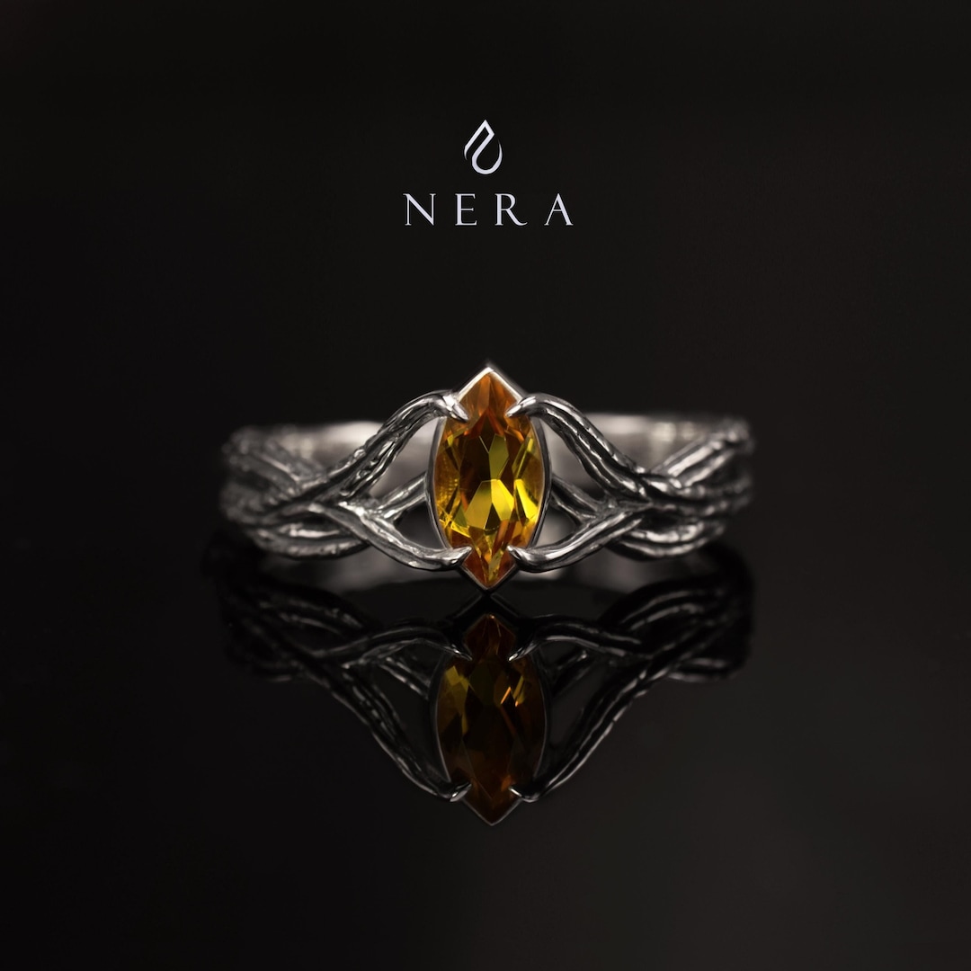 Dragon Silver Ring - Fantasy Elven Ring - Bague Dragon - Magic ...