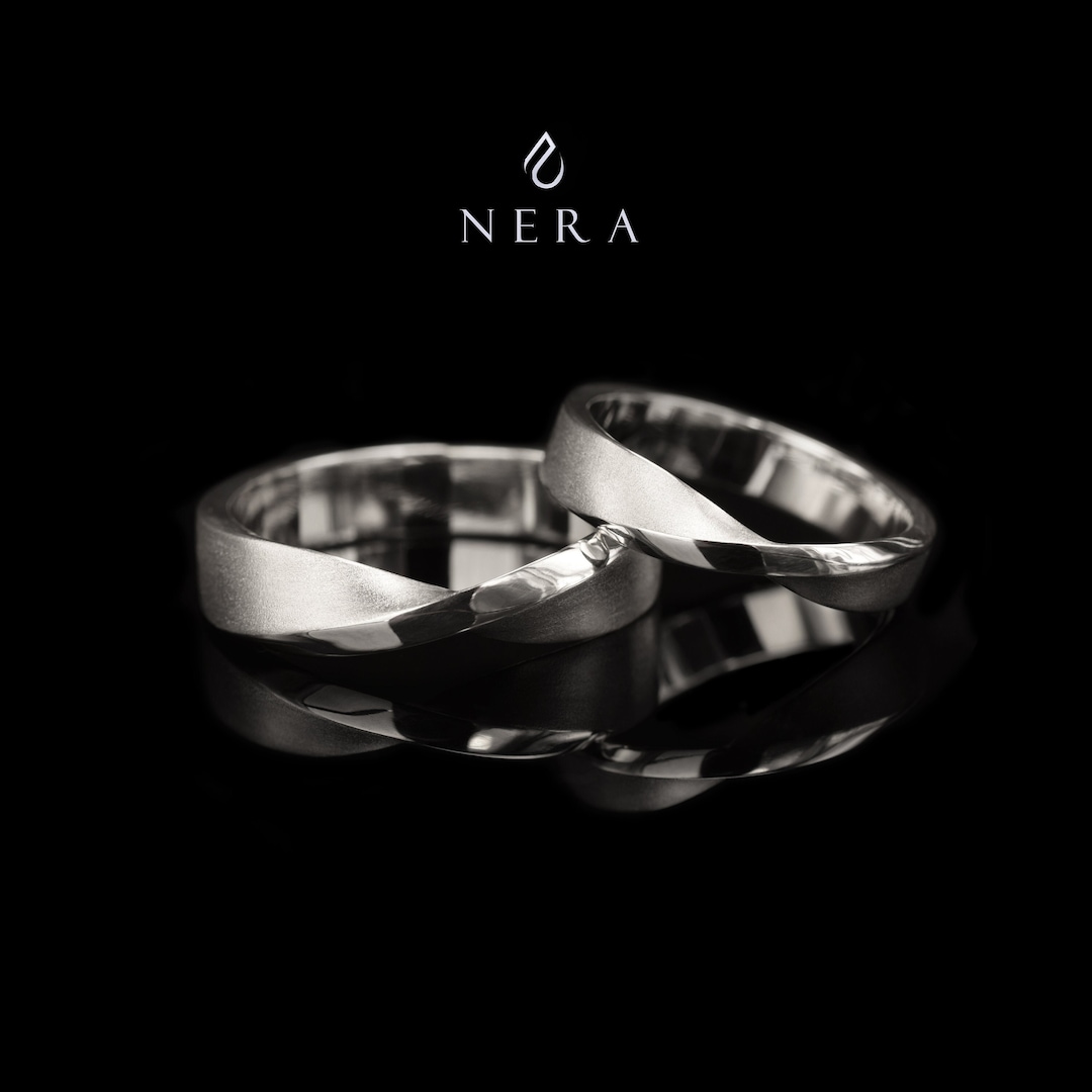 Mobius Ring, Promise Rings for Couples, Wedding Ring Man, Mobius Strip ...