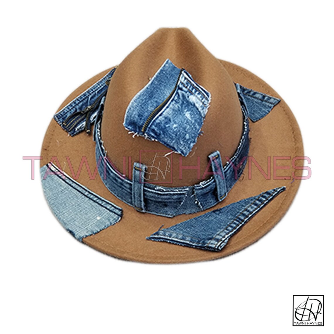 Deconstructed Denim Hat - Etsy